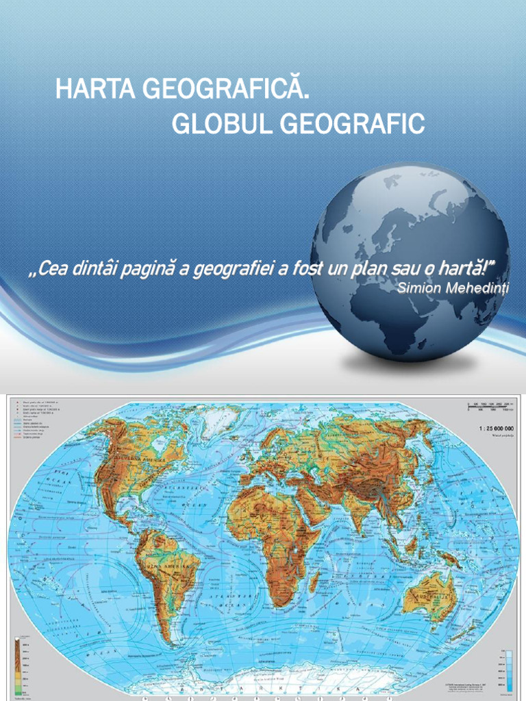 Orientarea Pe Glob Harta Geografica Globul Geografic | PDF