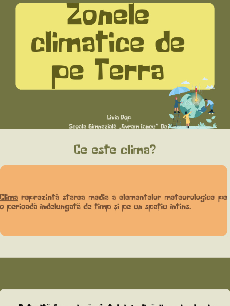 Zonele Climatice de Pe Terra | PDF