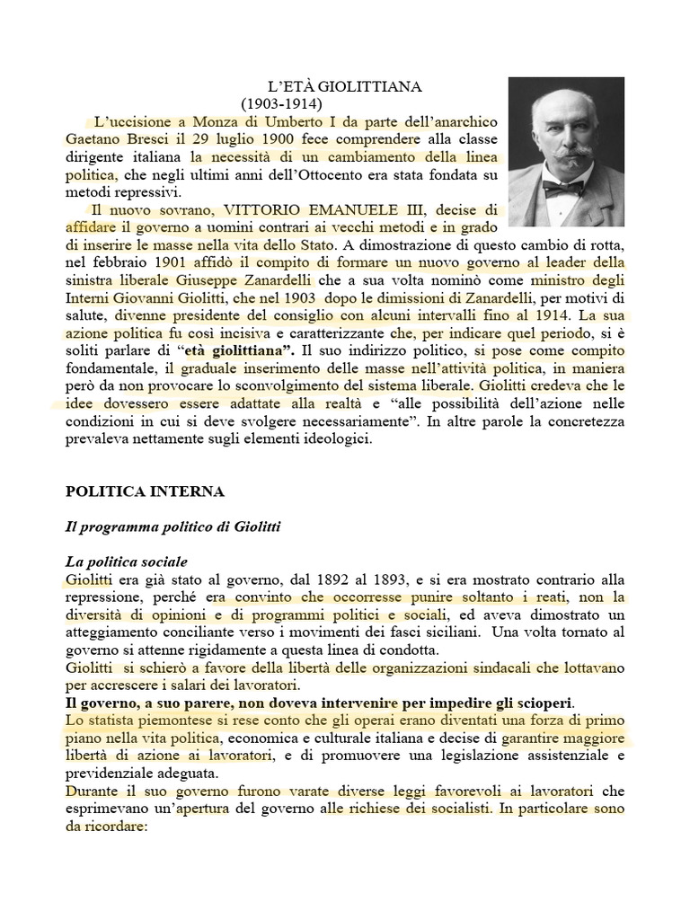 Giolitti | PDF