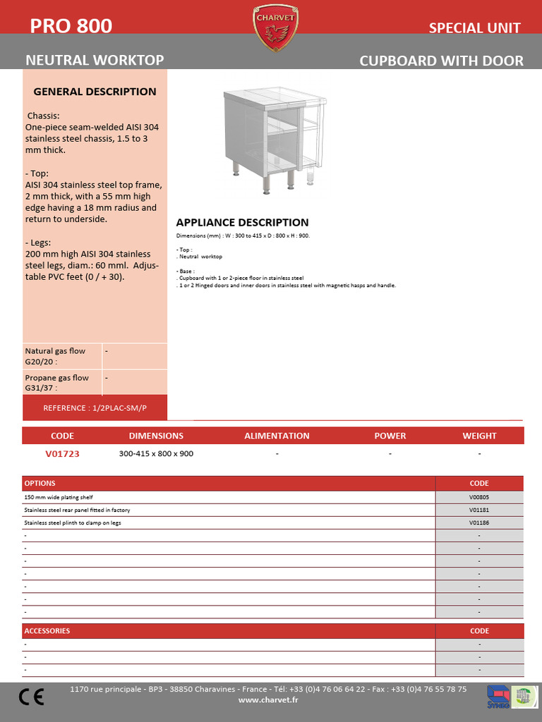 V01723 Fiche Tec EN | PDF