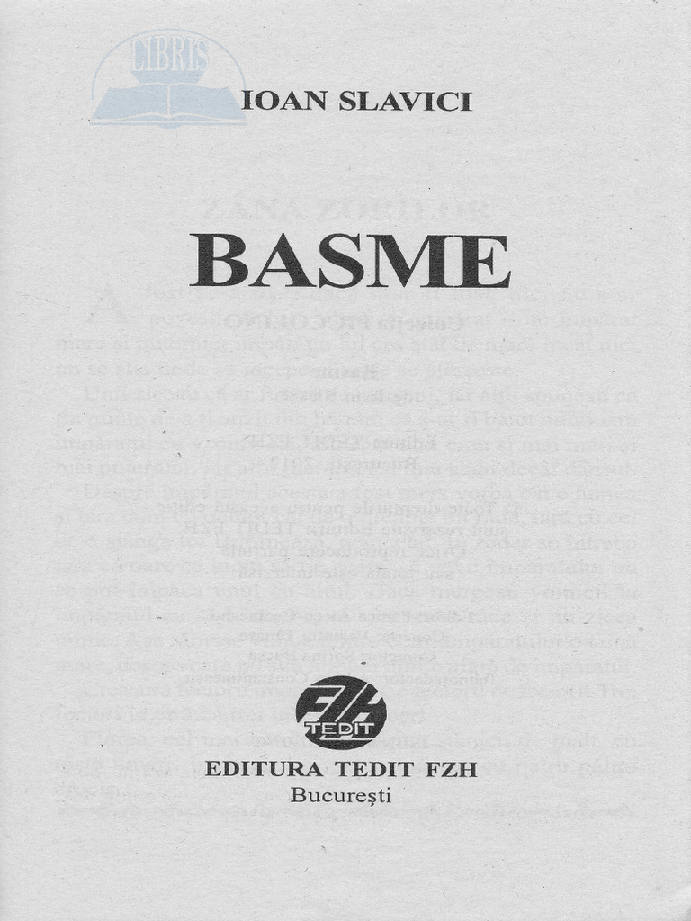 Basme - Ioan Slavici | PDF