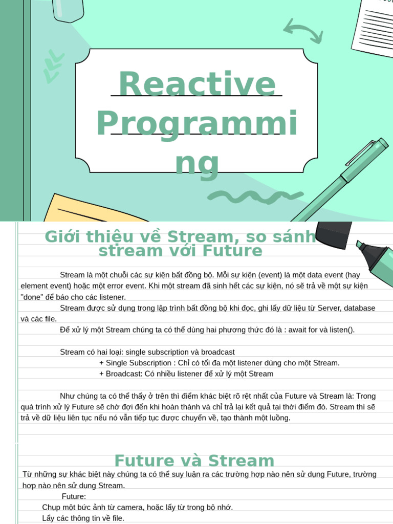 Reactive Programming | PDF
