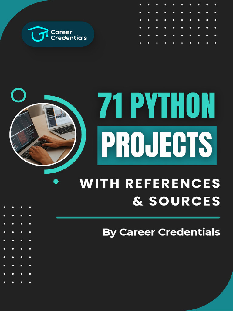 71 Python Projects by Career Credentials | PDF