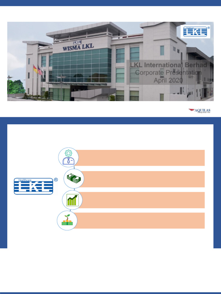 LKL Corporate Presentation 3Q20 | PDF | Leverage (Finance) | Health Care