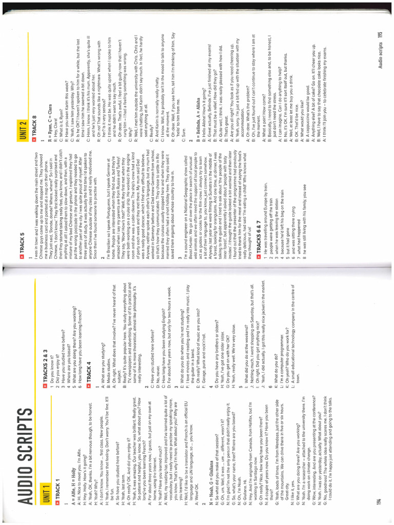 Audio Scripts Pdf
