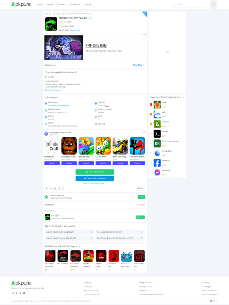 Apkpure Com VN Regedit Msi App Player Com My MsiAppPlayerRegeditFF ...