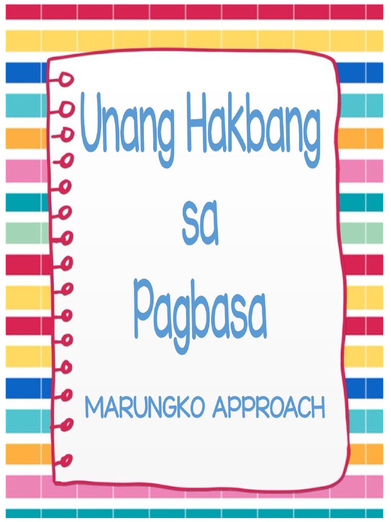 Unang Hakbang Sa Pagbasa | PDF