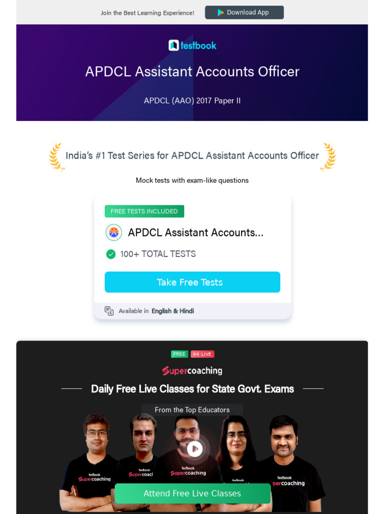 Apdcl (Aao) 2017 Paper II | PDF