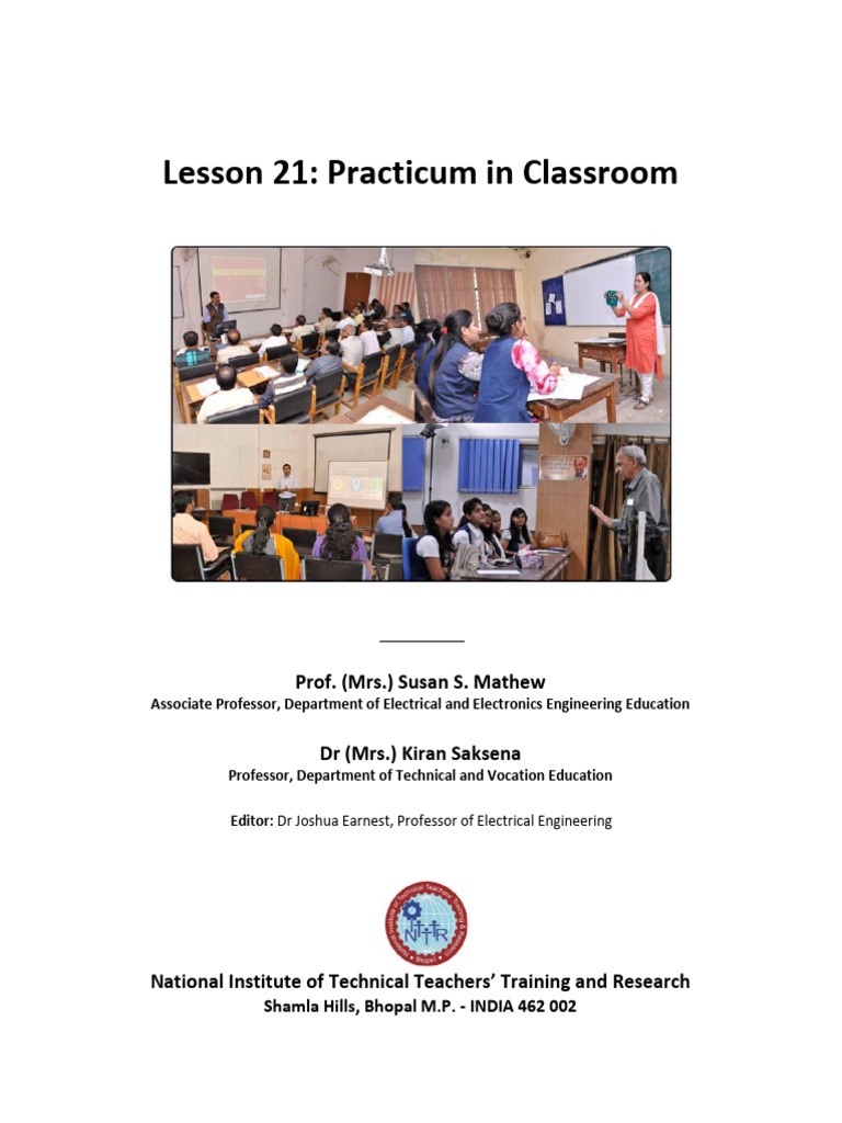 L21 Practicum In Classroom Modified Pdf