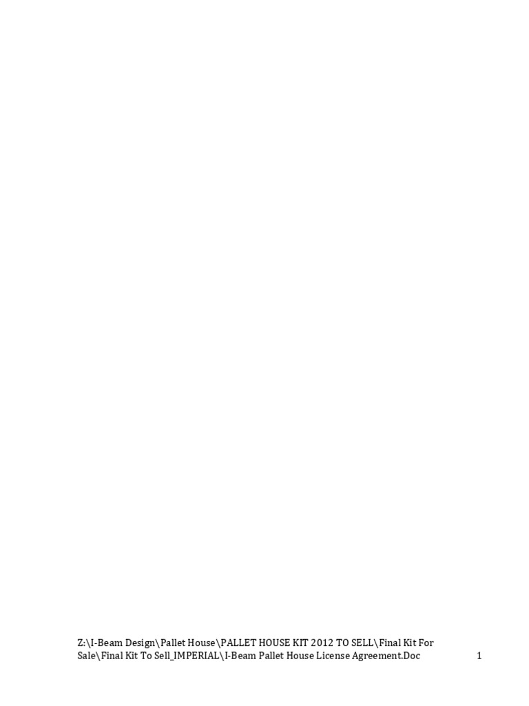 Pallet House Assembly Kit | PDF