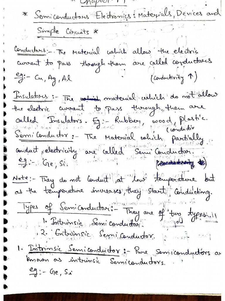 Semiconductor Notes | PDF