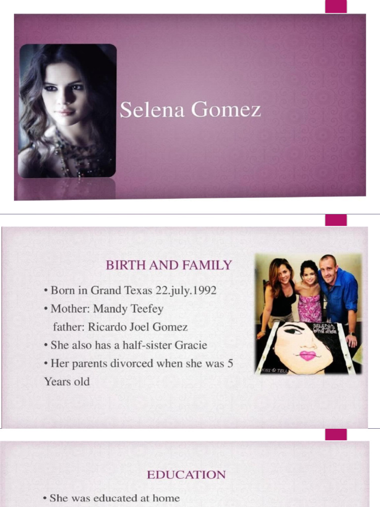 Презентация (2) Selena Gomez | PDF