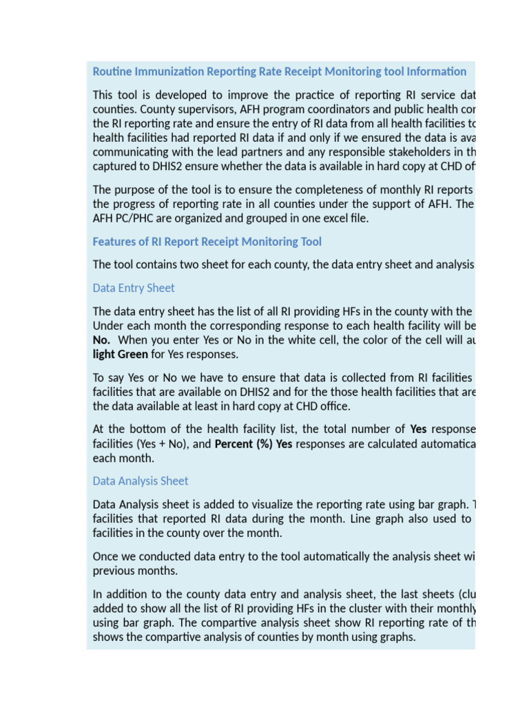 Mr. Wani & Alebachew RI Reporting Rate May@2024 | PDF