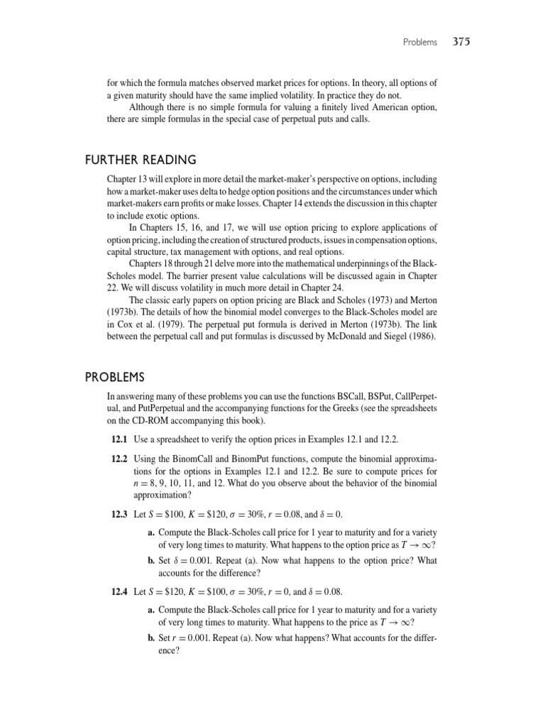 Chapter 12 - AFM - UEH - D2023 - Exercices | PDF