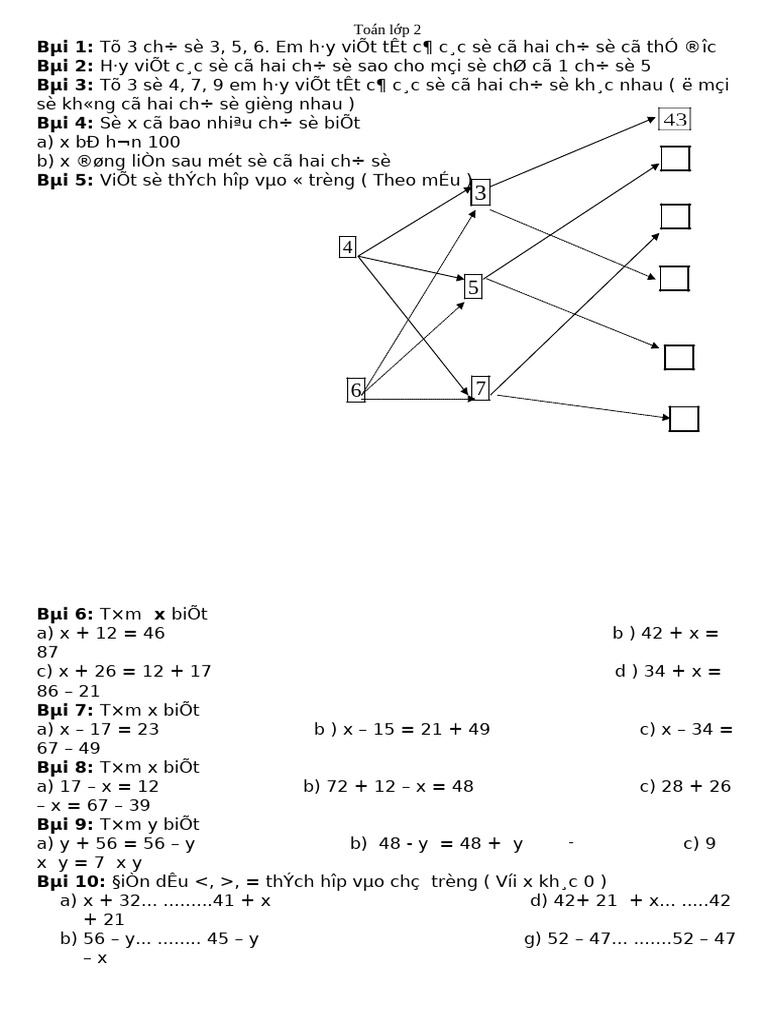 200 Bai Toan Nang Cao Lop 2 | PDF
