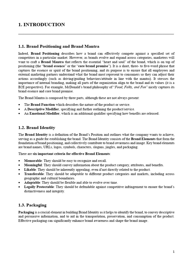 SUMMARY BRAND MANAGEMENT PART 2 | PDF