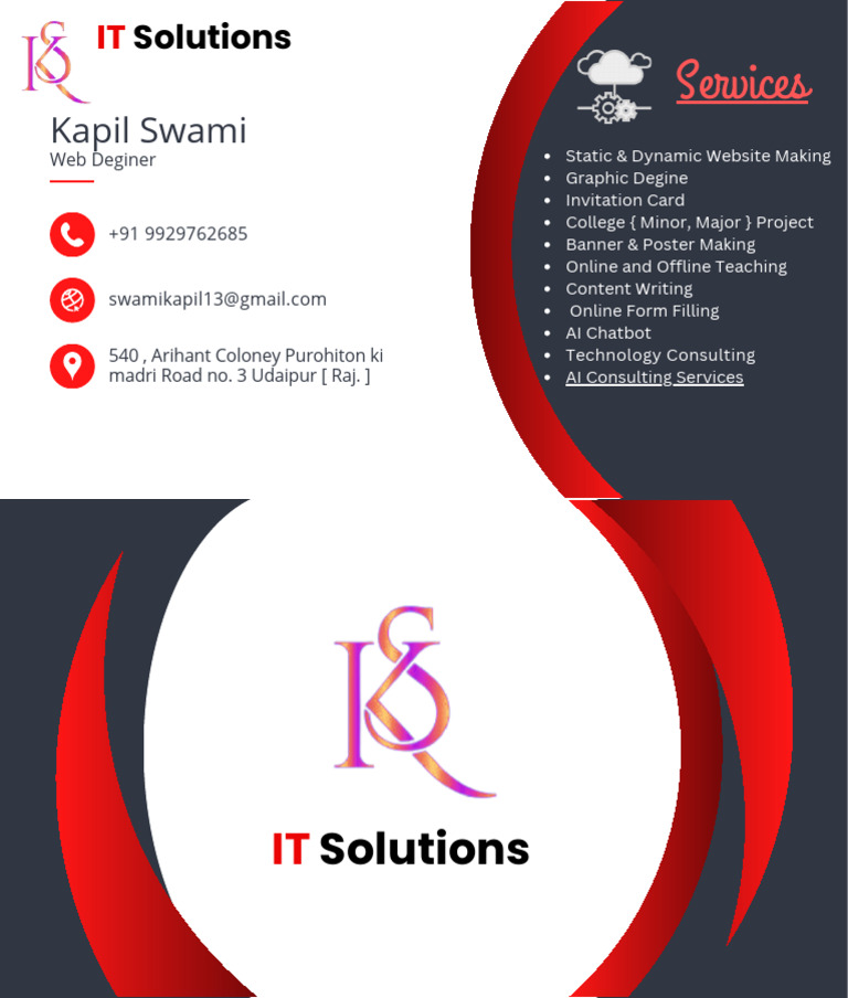 KS IT Solutions Business Card | PDF
