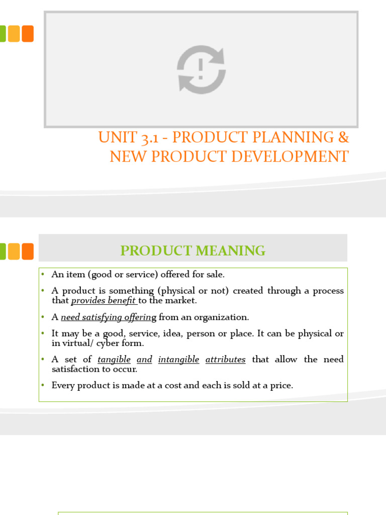 Unit 3 - Product Planning & New Product Development | PDF