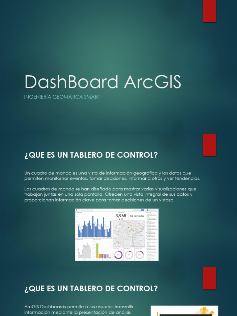 DashBoard ArcGIS | PDF
