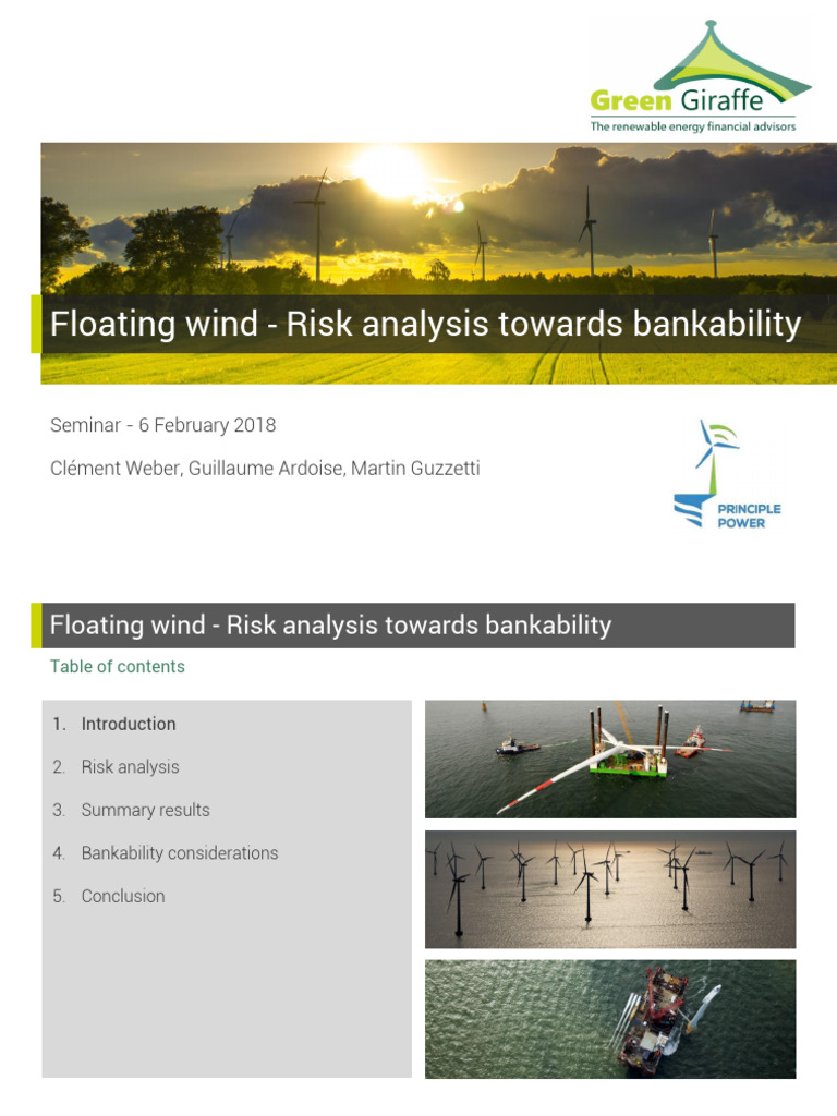 1 Floating Wind Seminar - Risk Analysis Towards Bankability v15 Final 0 ...