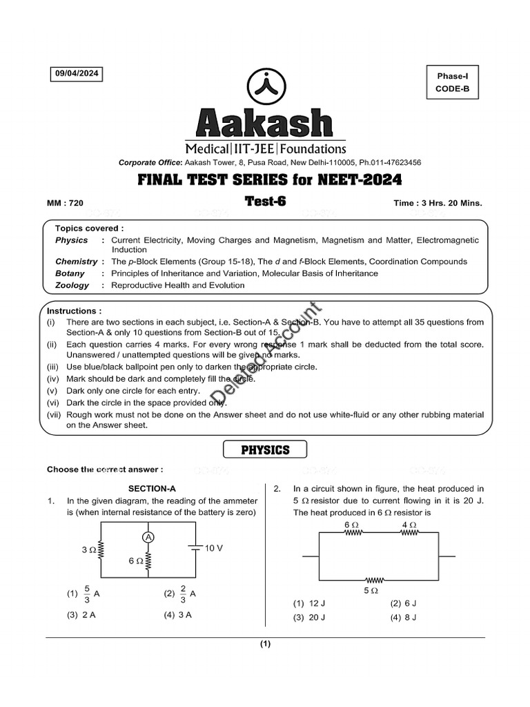 FTS 6 CODE B_copy_watermark | PDF