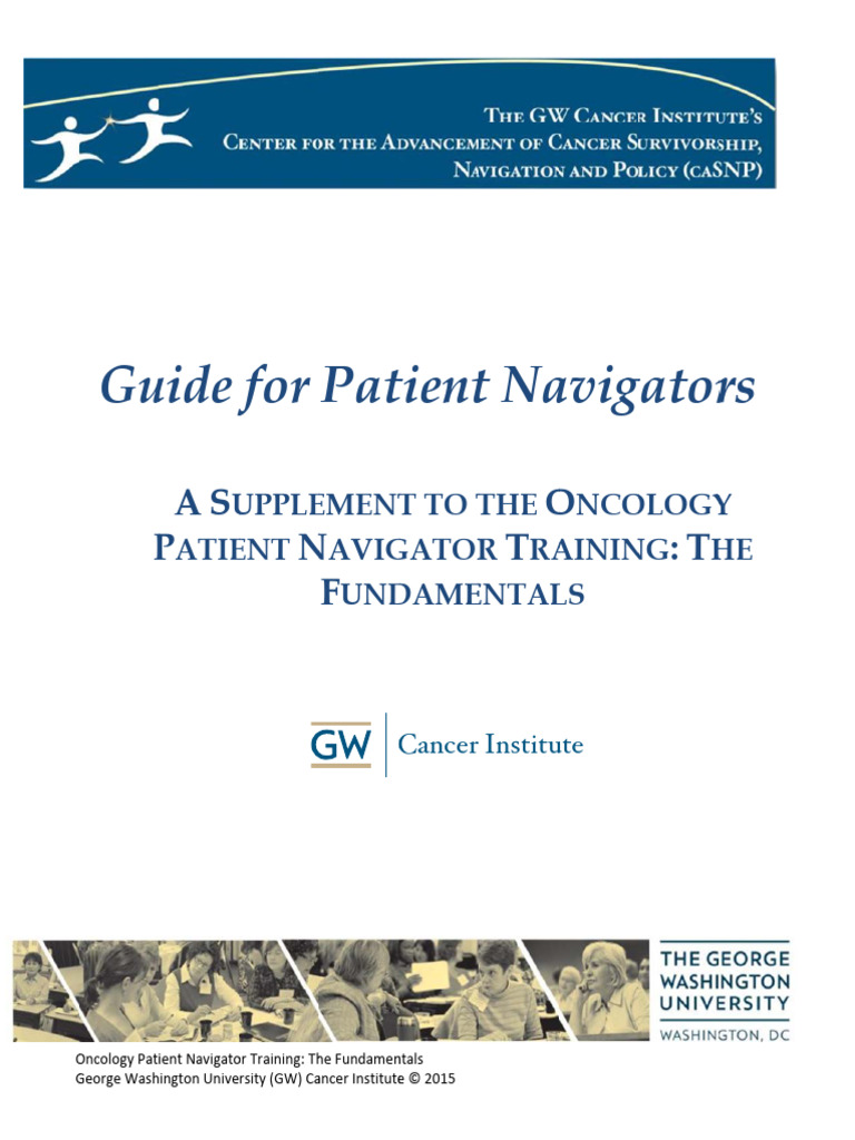 GW Guide For Patient Navigators Final Jan 2016 | PDF