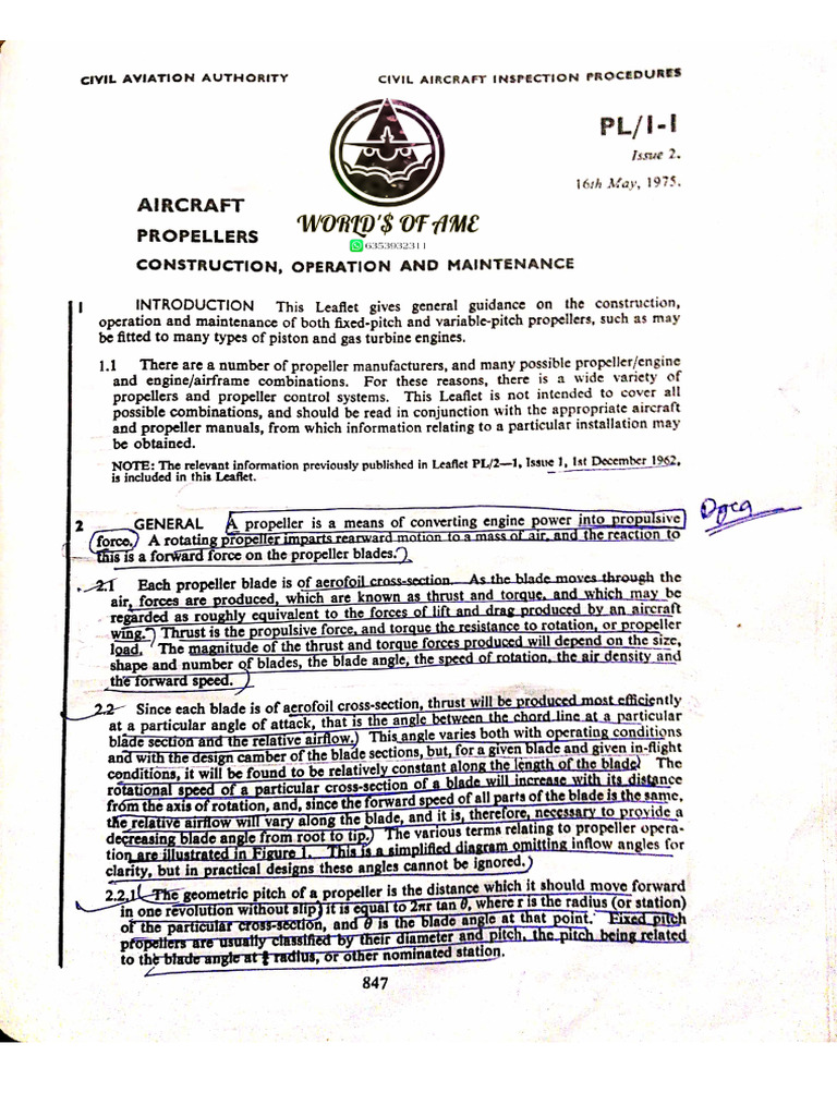 Propeller CAIP 2 HIGHLIGHTED | PDF