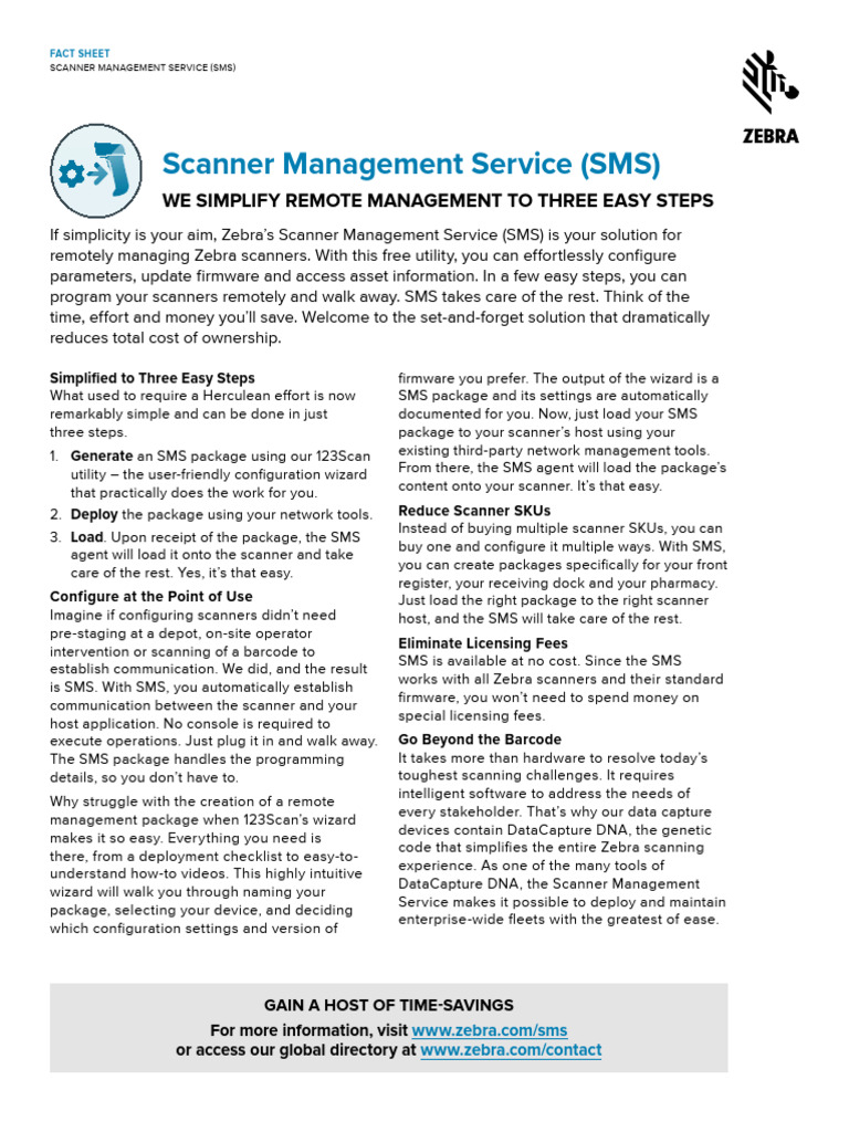 Data Capture Dna Sms Fact Sheet | PDF