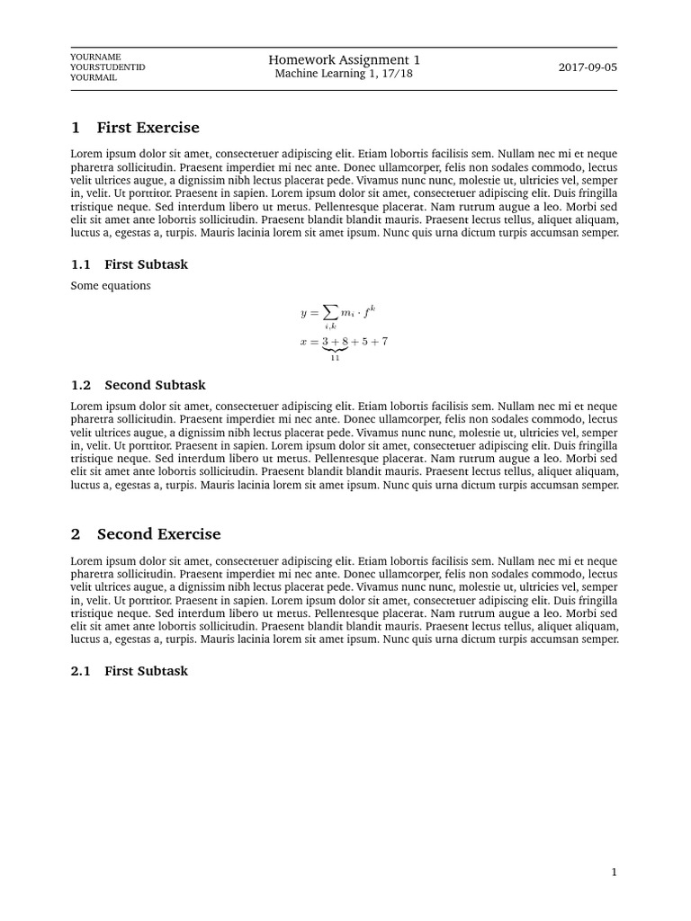 HW Template For Machine Learning 1 Uva | PDF
