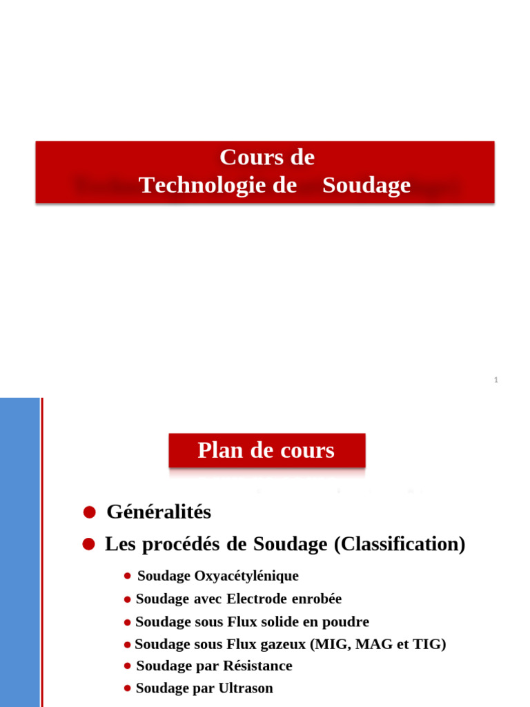Chapitre 1 - Introduction Sur Le Soudage | PDF