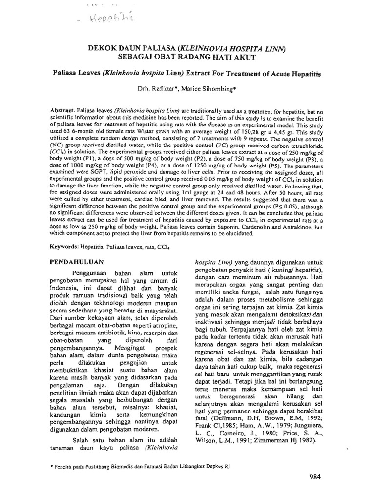 Dekok Daun Paliasa Kleinhovia Hospita Li 2602ea73 | PDF