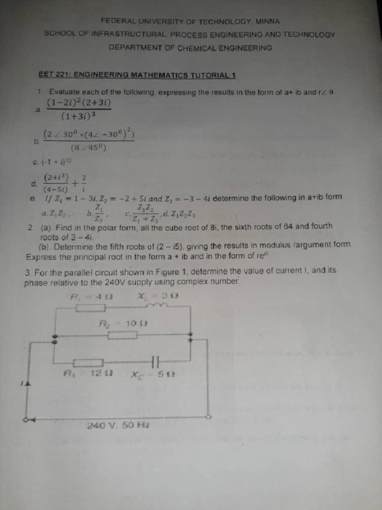 EET 221 Other Tutorial Questions Solved By HOOD | PDF