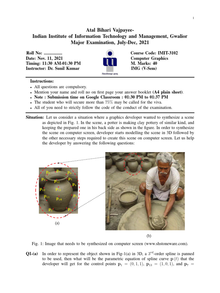 Atal Bihari Vajpayee-Indian Institute of Information Technology and Management, Gwalior Major ...