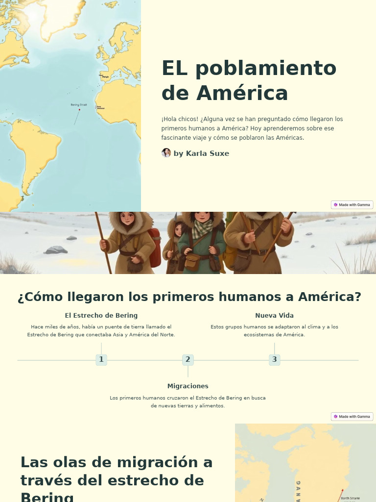 EL Poblamiento de America | PDF