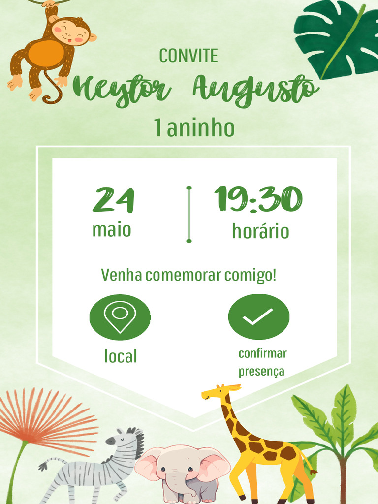 Safari do Heytor | PDF