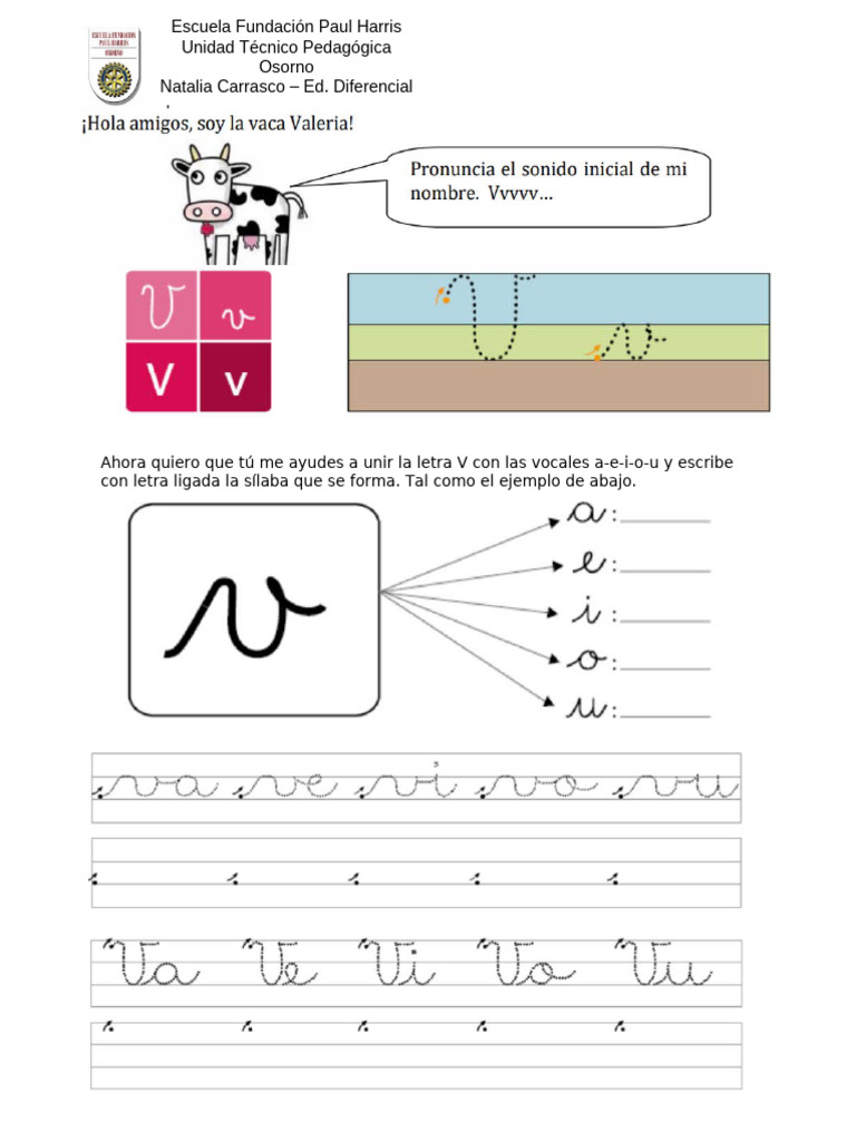 GUIA CONSONANTE V | PDF