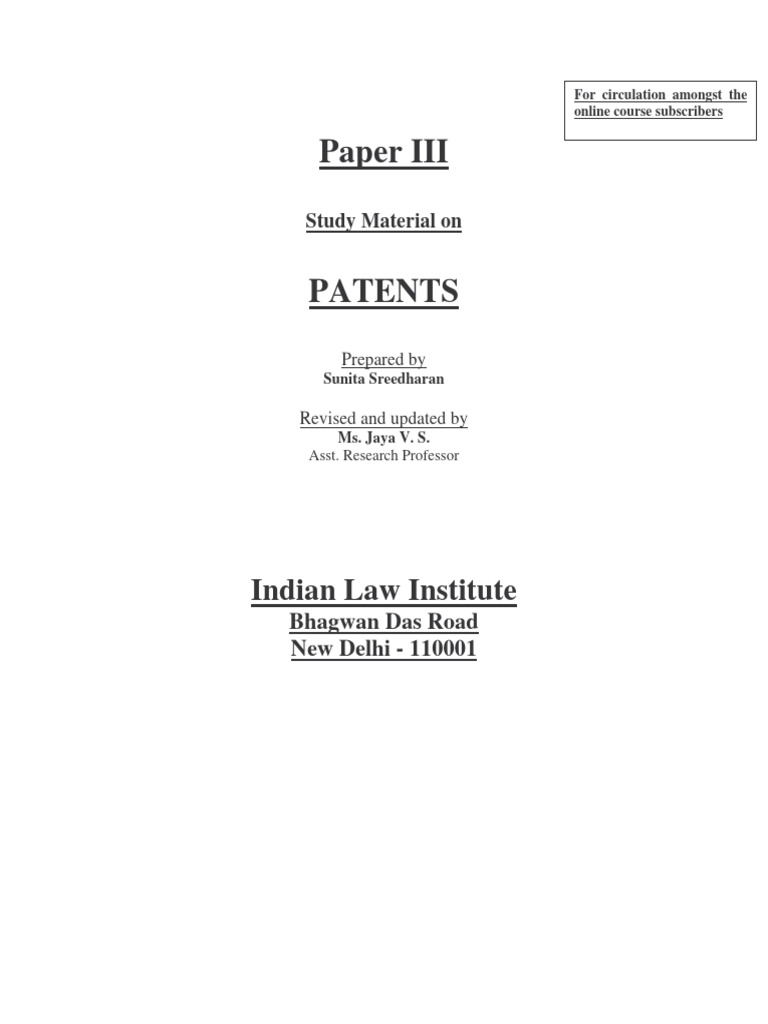 PATENTS | PDF