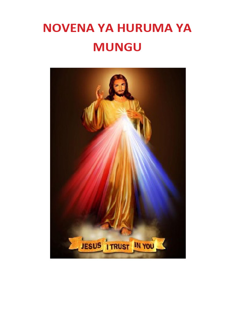 Novena Ya Huruma Ya Mungu | PDF