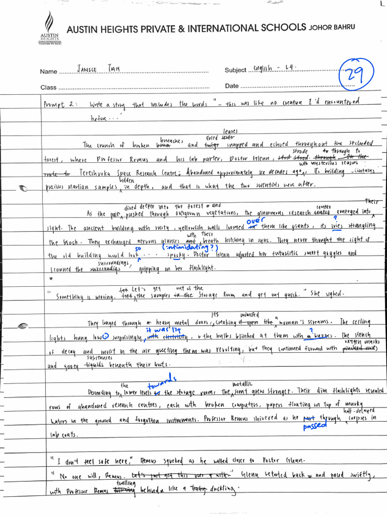 Y10 FL Lesson 4 Homework | PDF