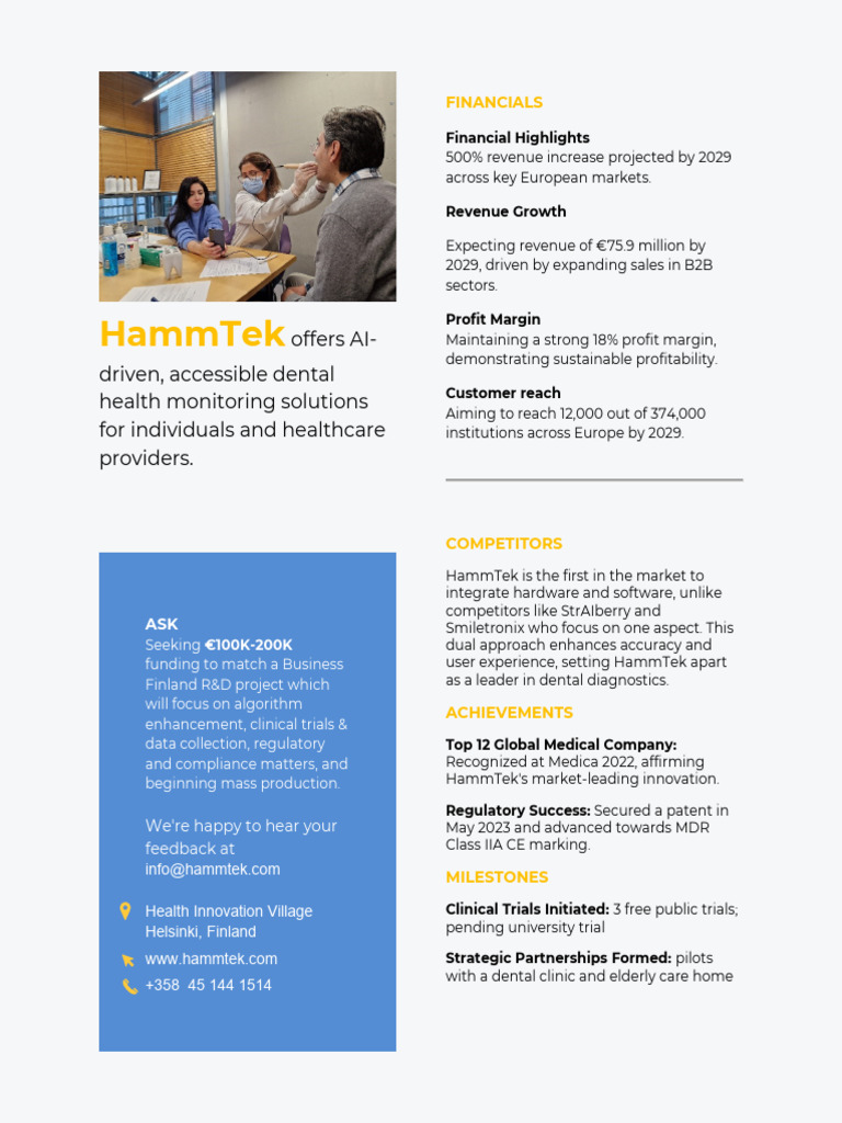 HammTek-one Pager | PDF