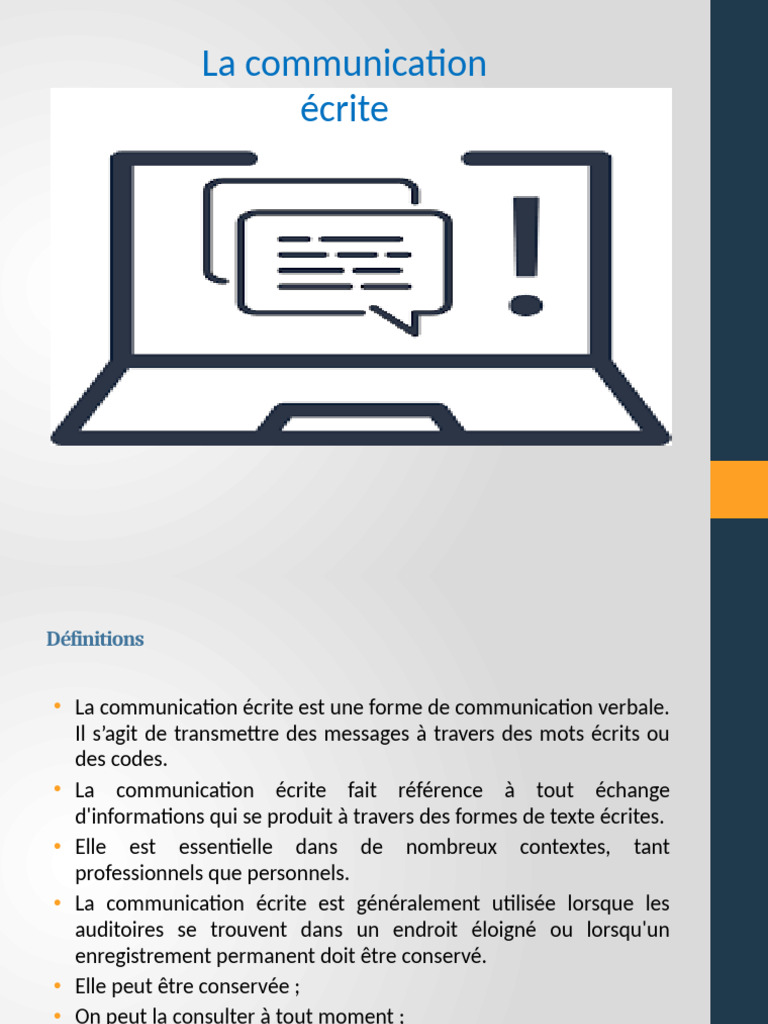 Communication Écrite | PDF