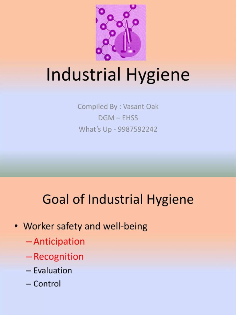 Industrial Hygiene Ppt | PDF
