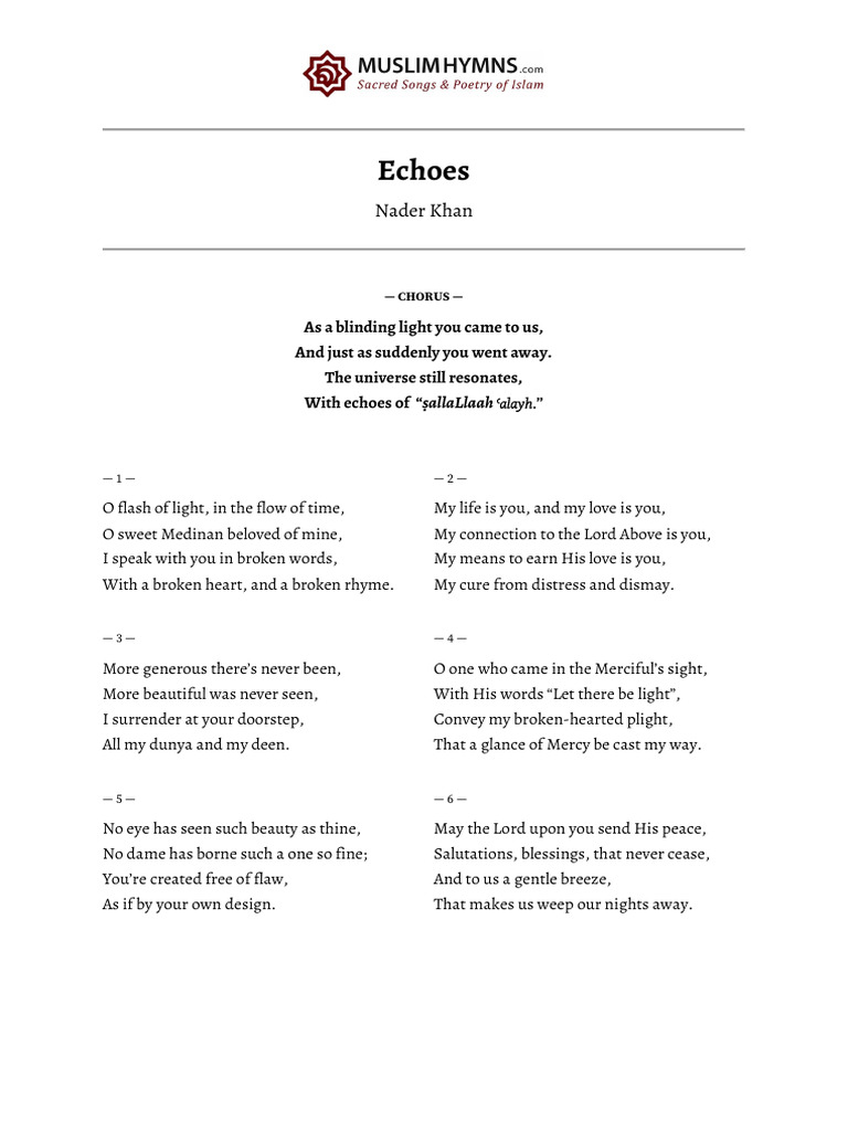 Echoes | PDF