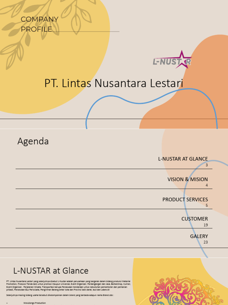 Company Profile Lintas Nusantara Lestari WS 050924 | PDF