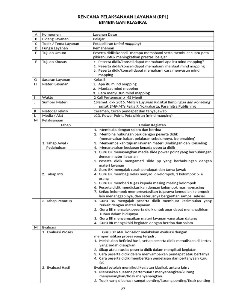 1. RPL MIND MAPPING (Genap) | PDF