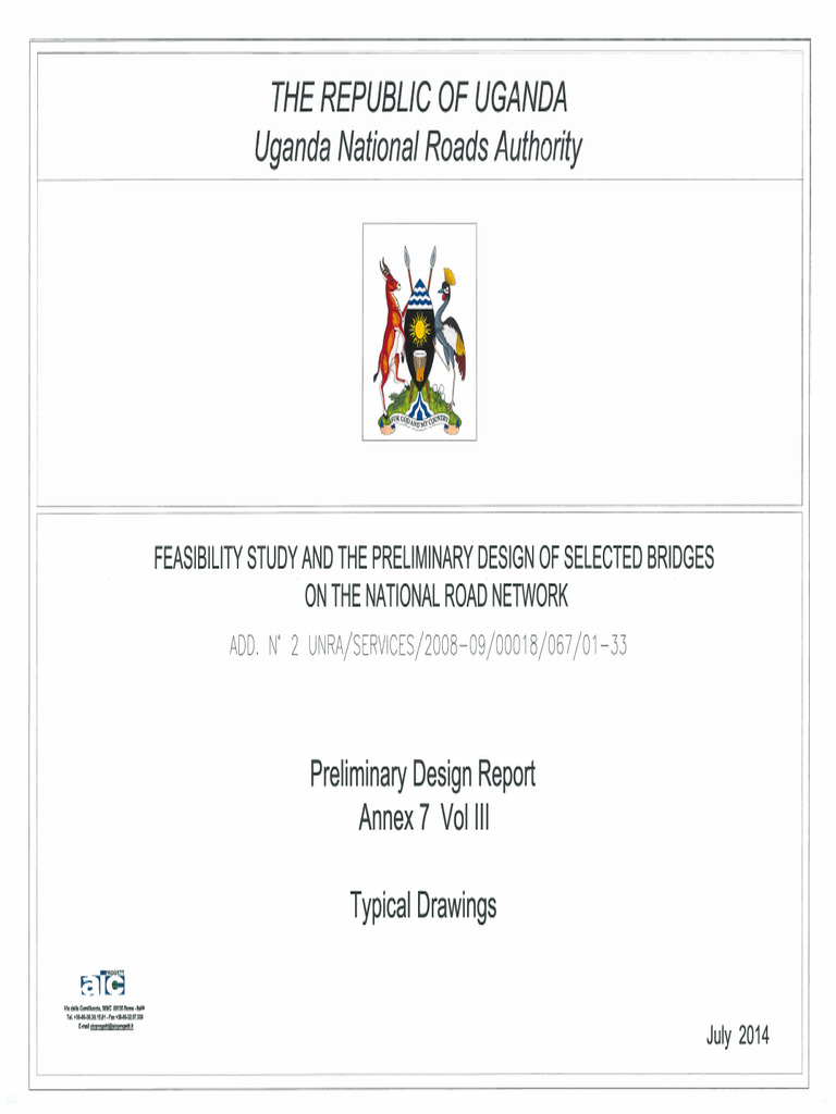 Preliminary Design Report Vol III Annex 7 - Typical Drawings | PDF
