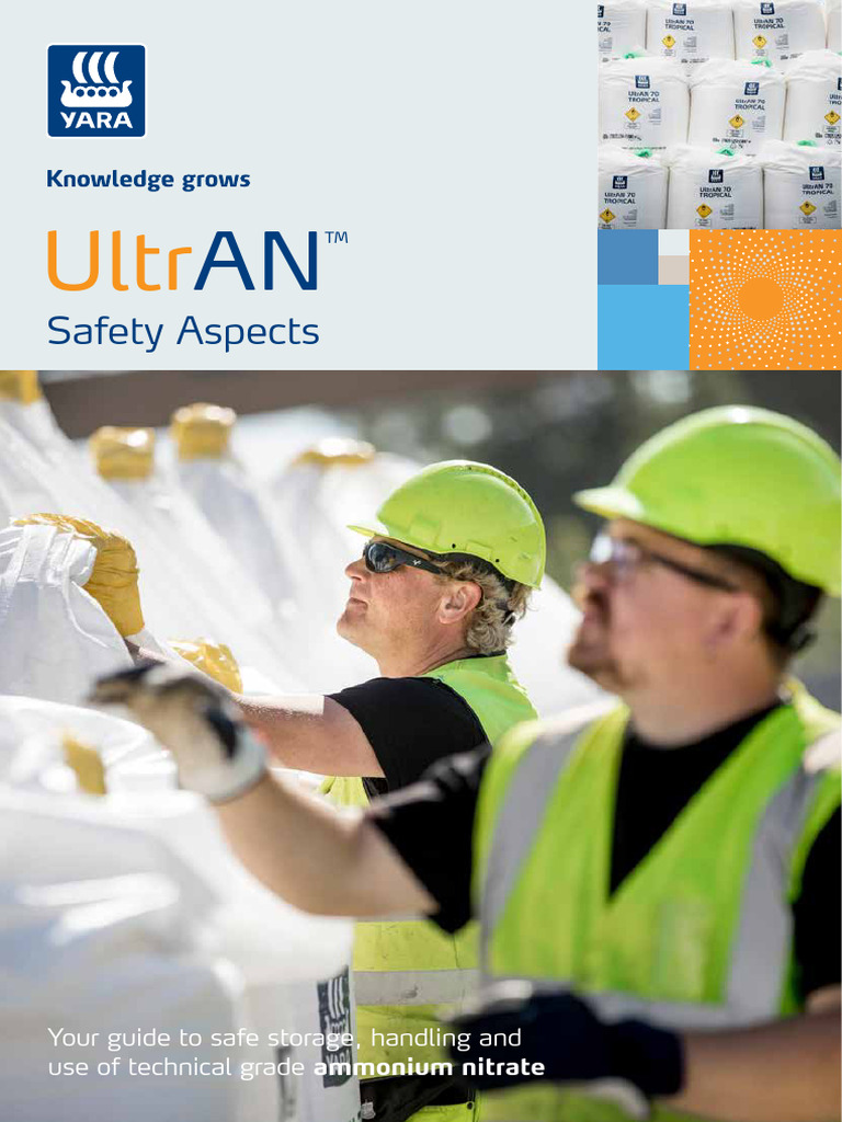 Guide to safe storage, handling and use of technical grade ammonium ...