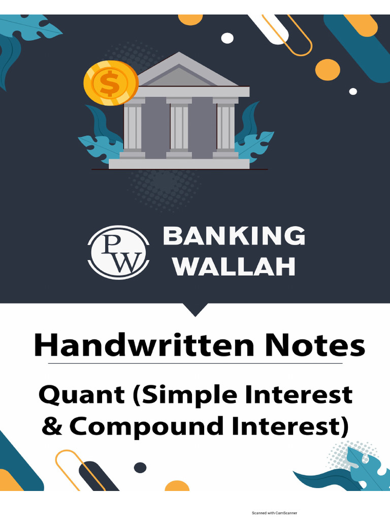 Complete Quantitative Aptitude Short Notes | PDF