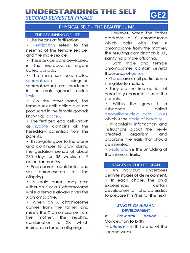 Understanding The Self | PDF