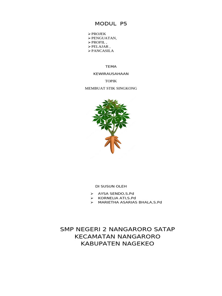 Modul Stik Singkong Kls 7 | PDF